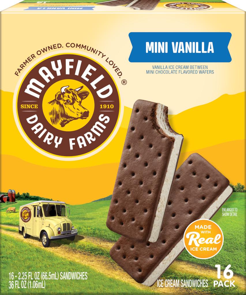 Mini Ice Cream Sandwiches 16 Pk - Mayfield Dairy Farms®