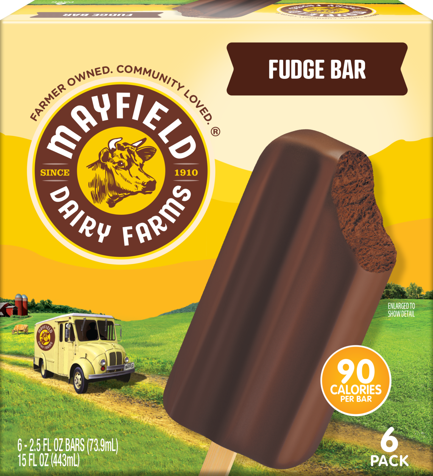 Fudge Bars 6 Pk - Mayfield Dairy Farms®