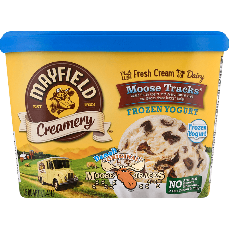 Moose Tracks® Frozen Yogurt 1 5 Quart Mayfield Dairy Farms®