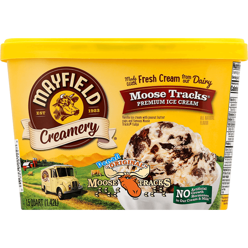 Moose Tracks® Ice Cream 1 5 Quart Mayfield Dairy Farms®